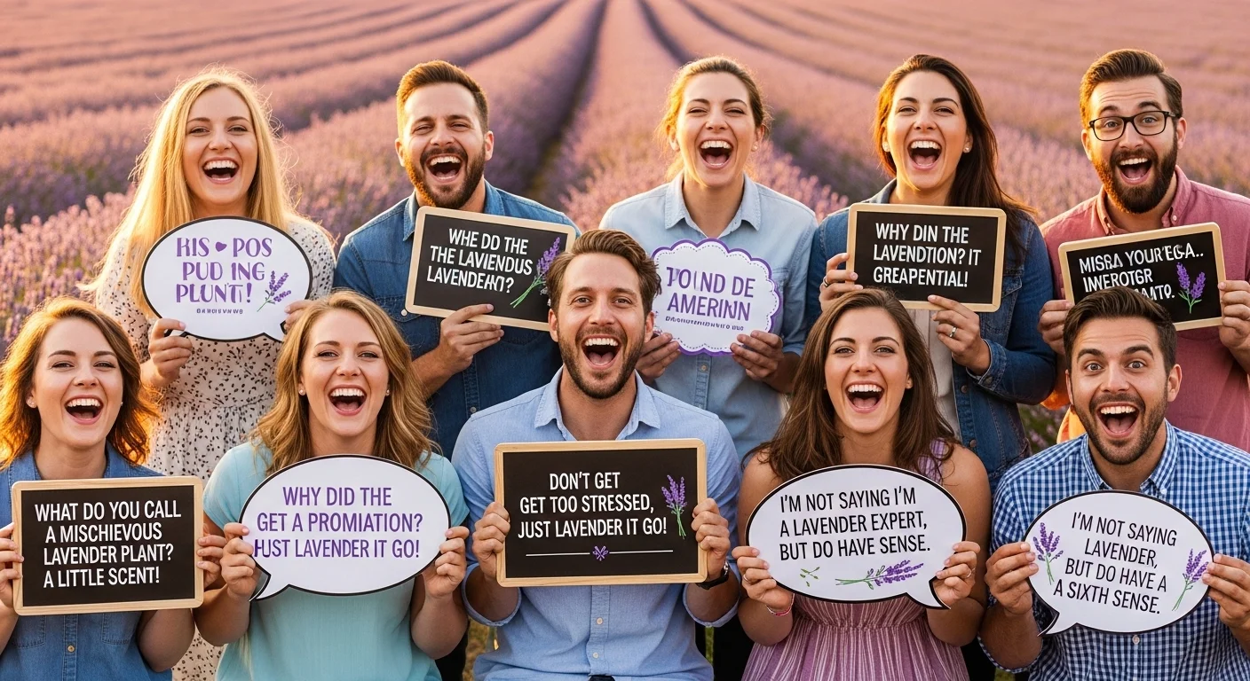 243+ Funny Lavender Puns That Smell Like Pure Joy - Punsvault